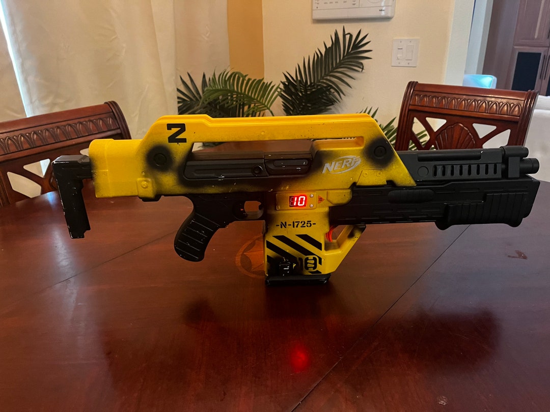 Unfinished Aliens Blaster From NERF by Gamestop Riley M-41 - Etsy