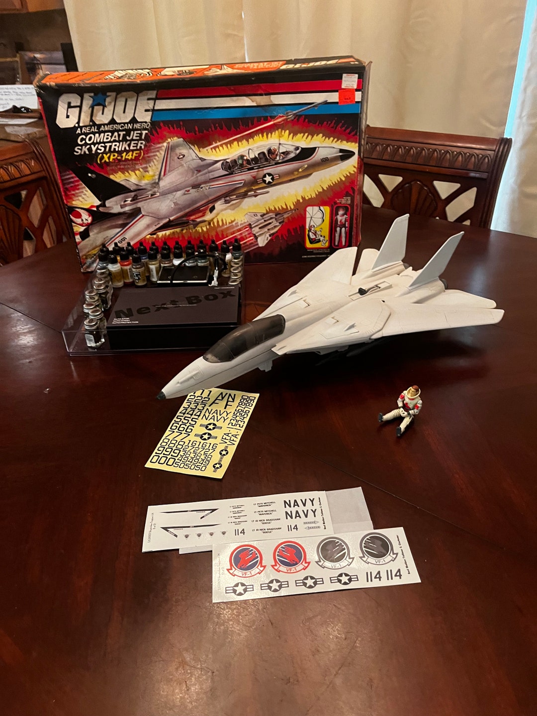 Top Gun Transformation Kit for GI Joe F-14 With Air Brush Hobby Grade ...