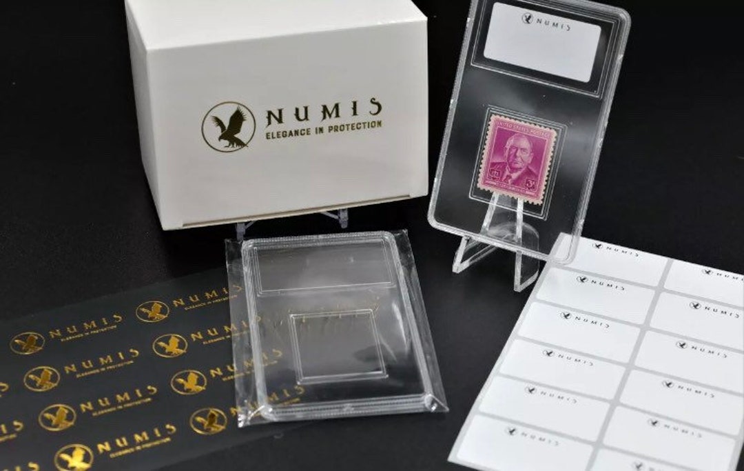 NUMIS 10 Stamp Holders Case Slab Protection Thin Acrylic - Etsy