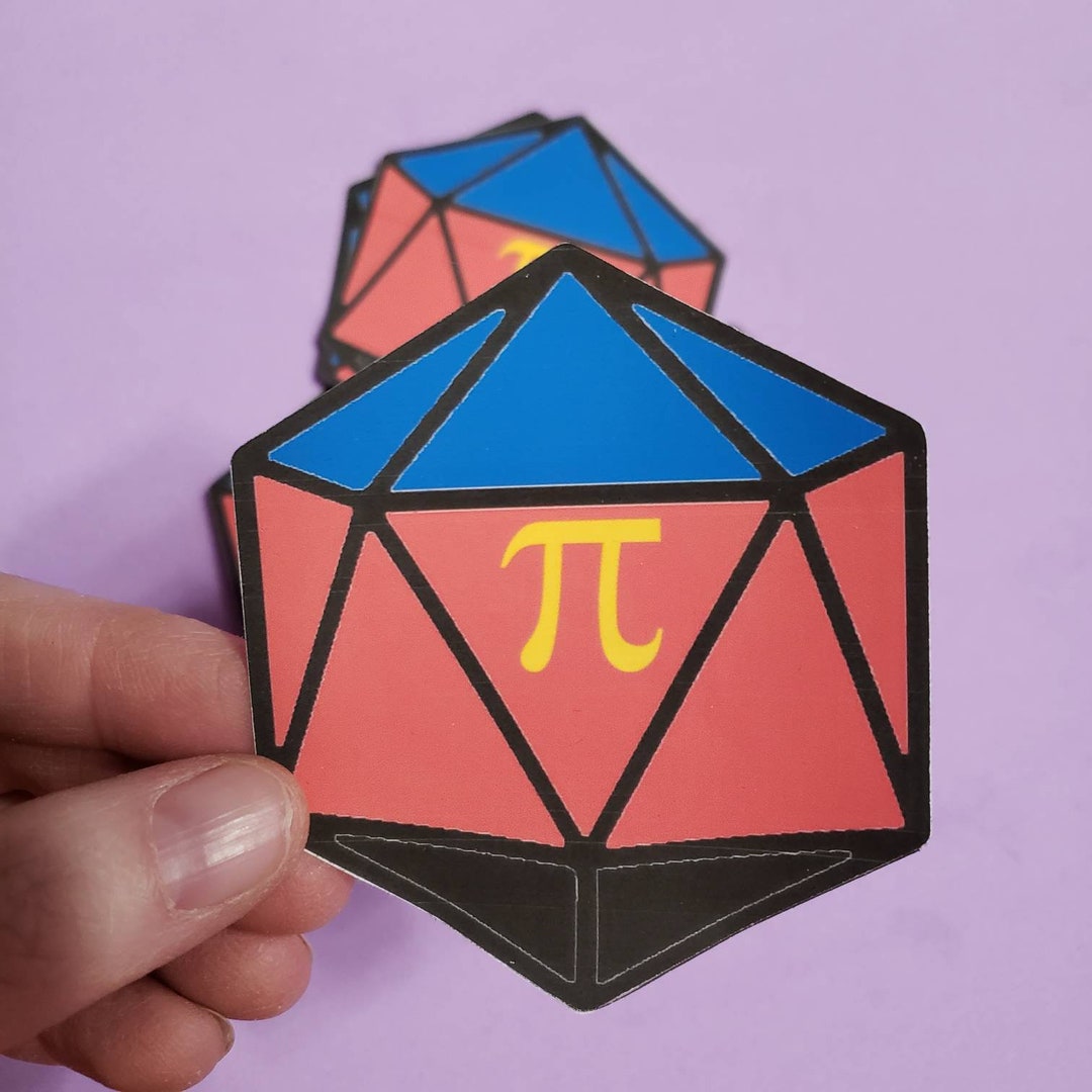 Polyamorous D20 Pride Sticker, Pride D20 Sticker, Pride Sticker, D20 ...