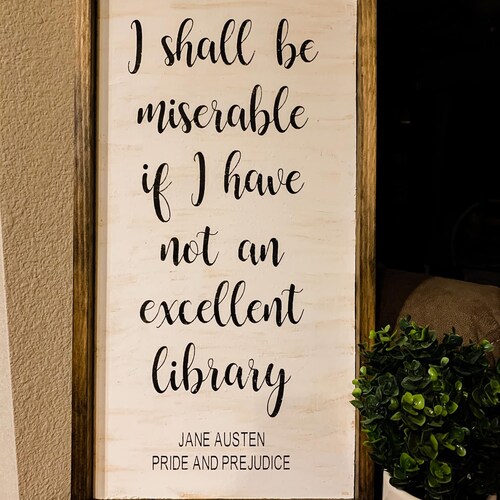 Library Metal Street Road Bedroom Sign 6x6 or - Etsy