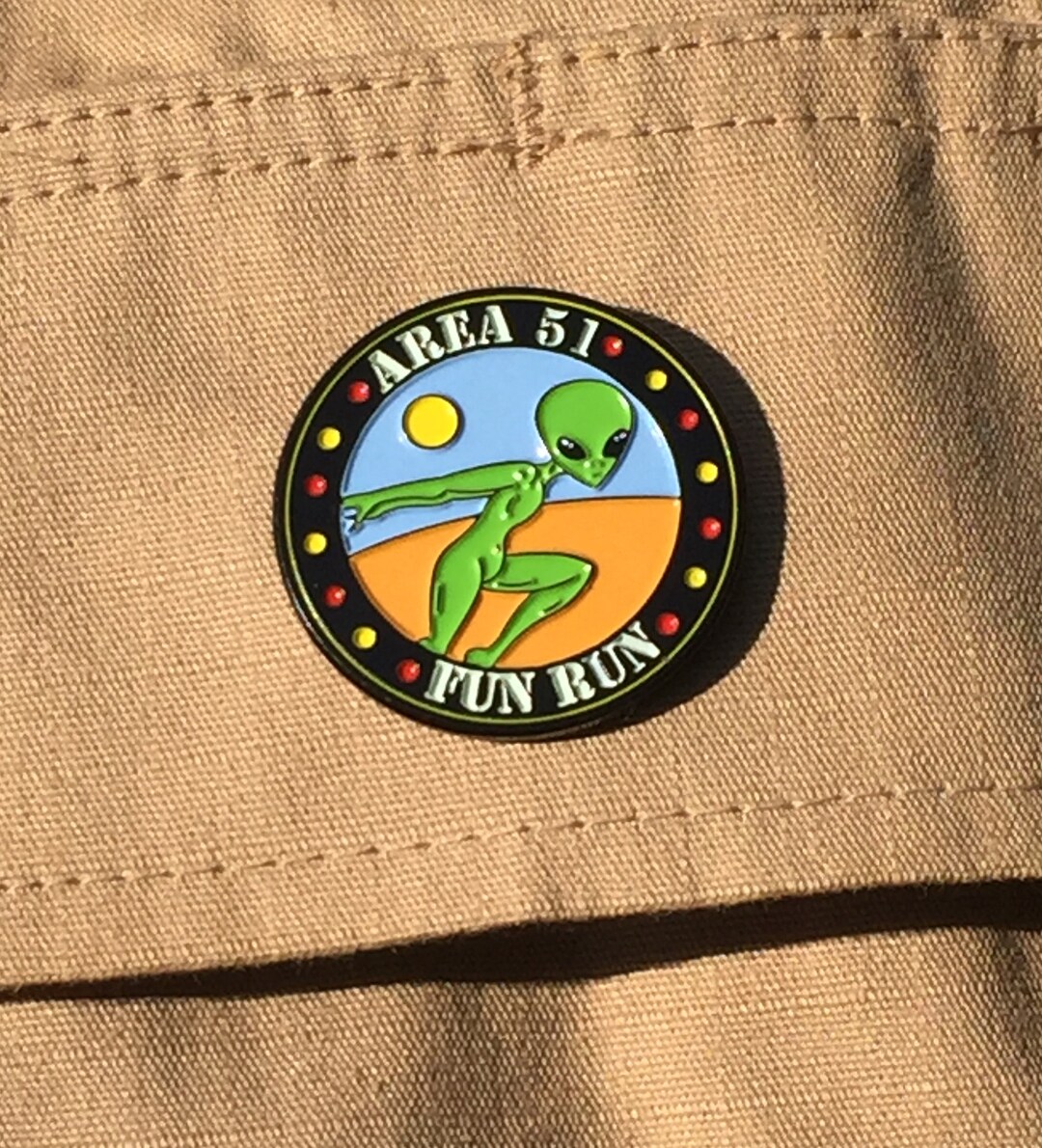 Area 51 Fun Run Soft Enamel Pin - Etsy