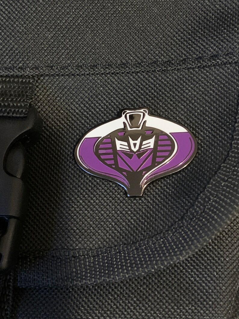Cobra Decepticon Hard Enamel Pin - Etsy