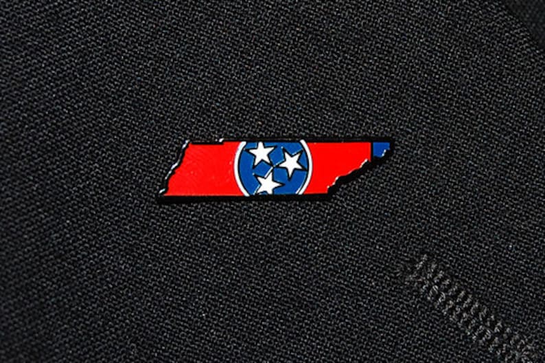 Tennessee State Enamel Lapel Pin - Etsy