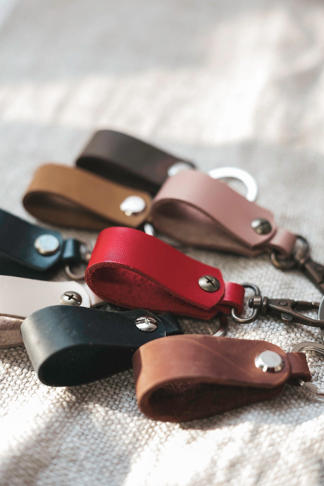 Personalized Leather Key Fob - Unique Key Chain for Every Occasion - Etsy