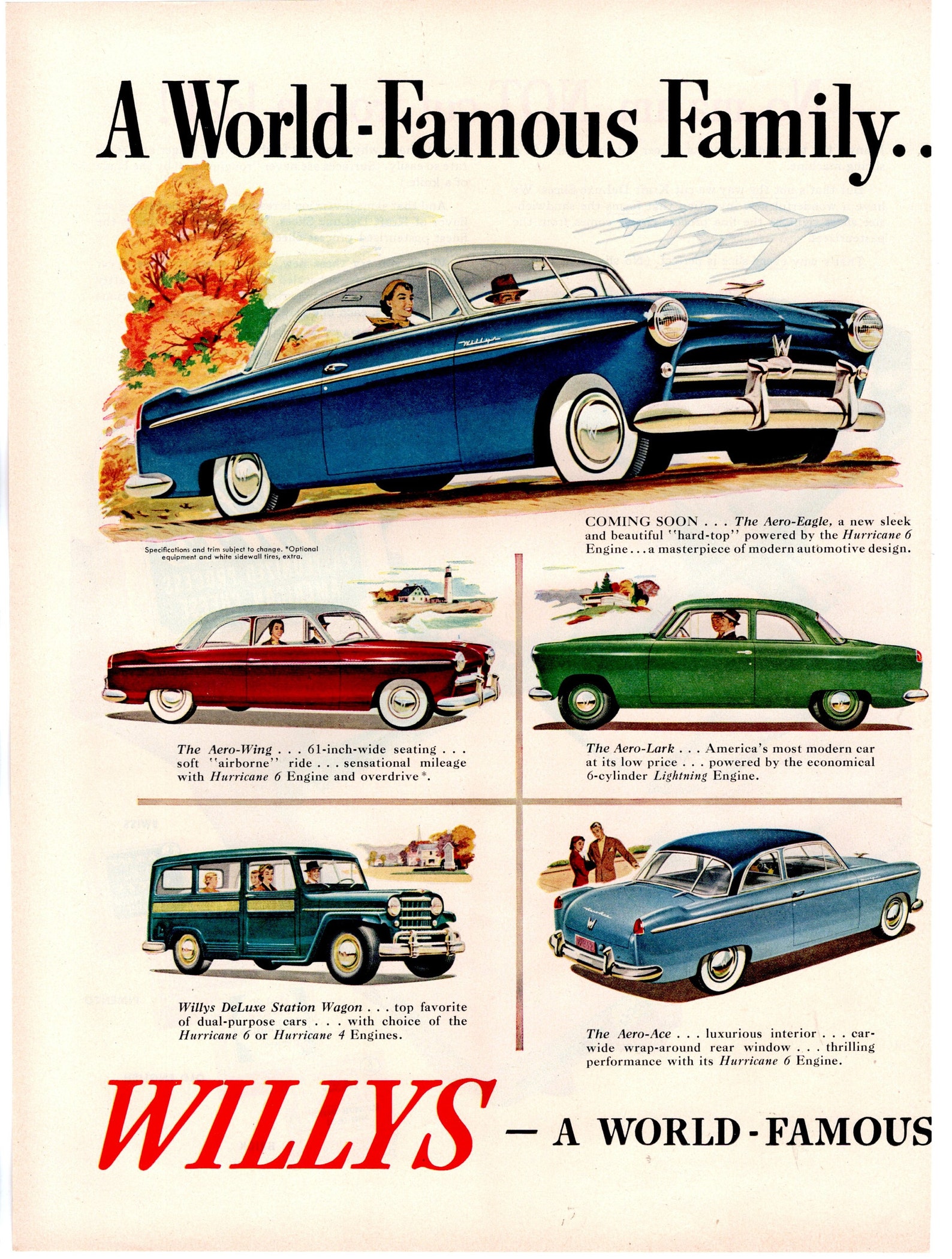 1952 2 Page Original Vintage Willys Car Magazine Ad - Etsy Canada