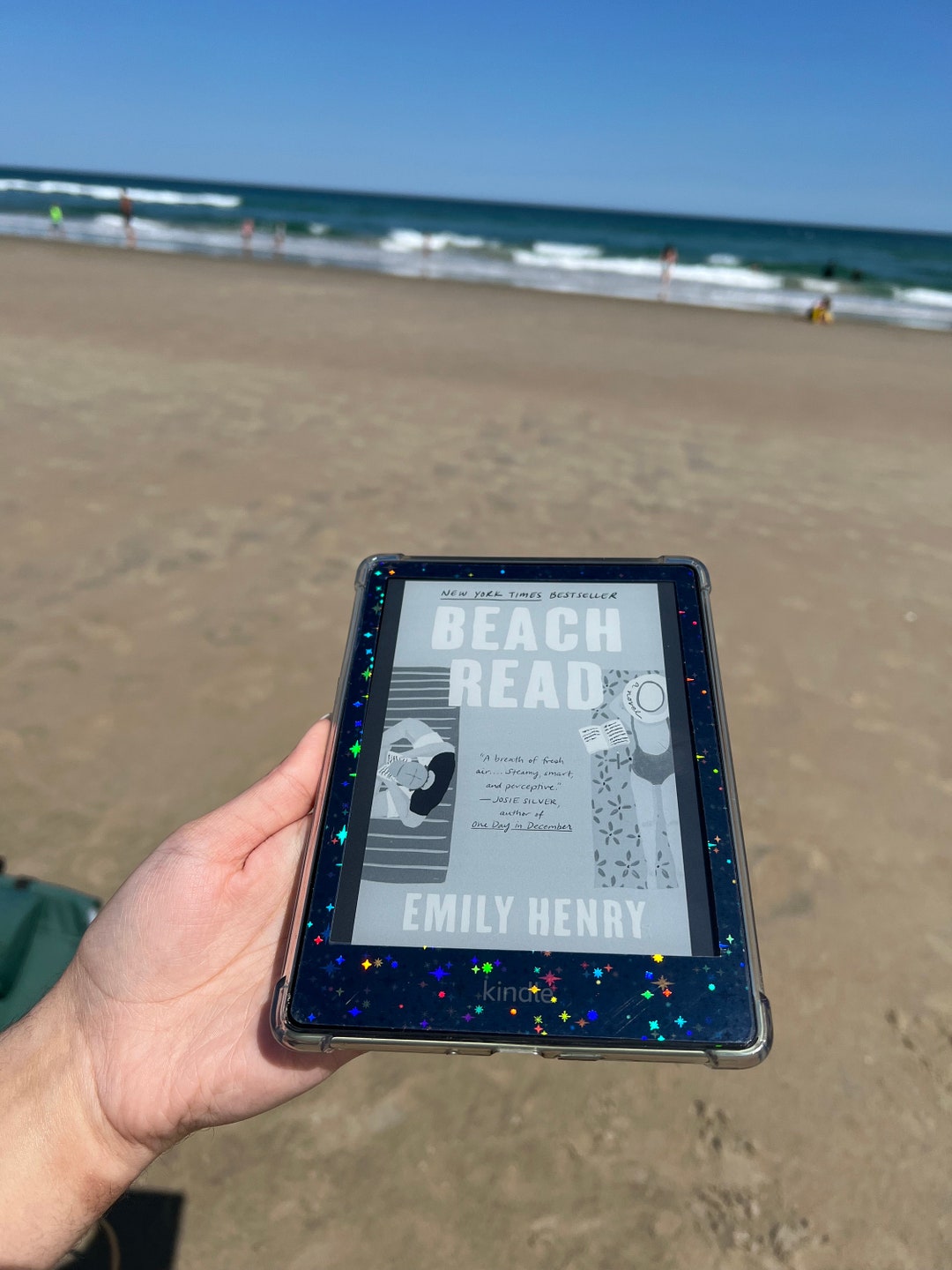 Holographic Stars E-reader Skin, Removable Kindle Paperwhite, Adhesive ...