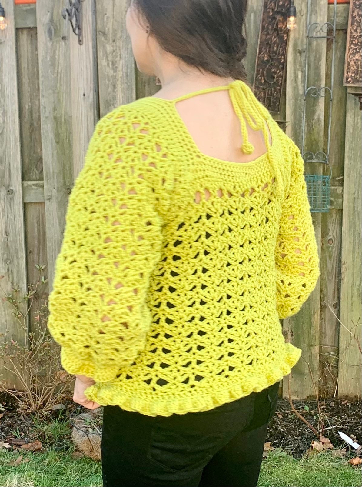 Adorn Me Pullover Crochet PATTERN, Digital Download - Etsy
