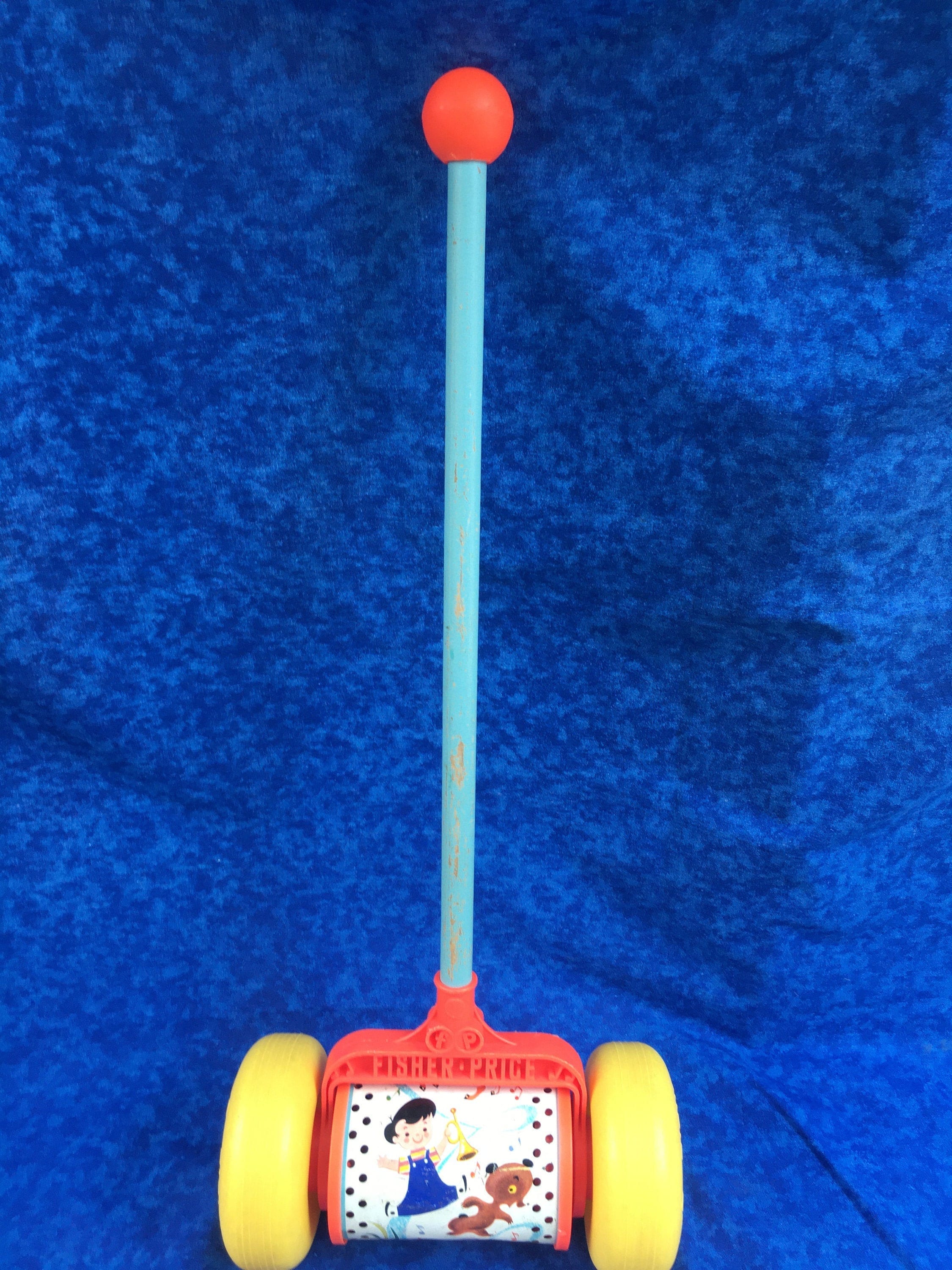Vintage Push & Pull Musical Toy - Etsy
