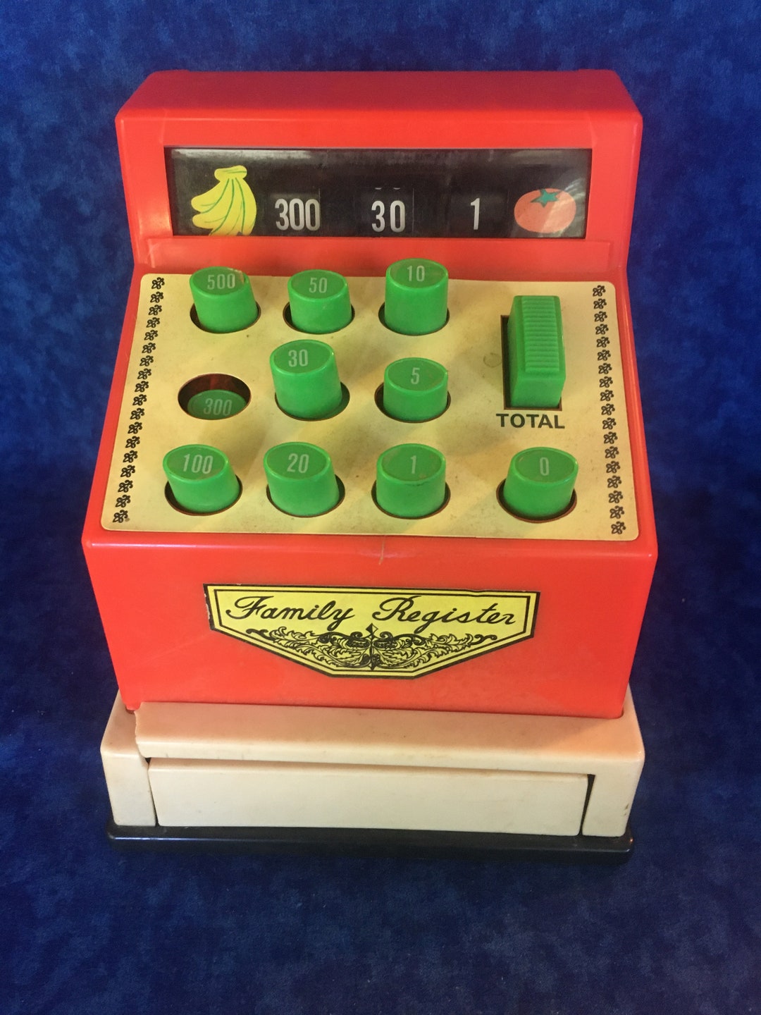 Vintage Red Cash Register - Etsy