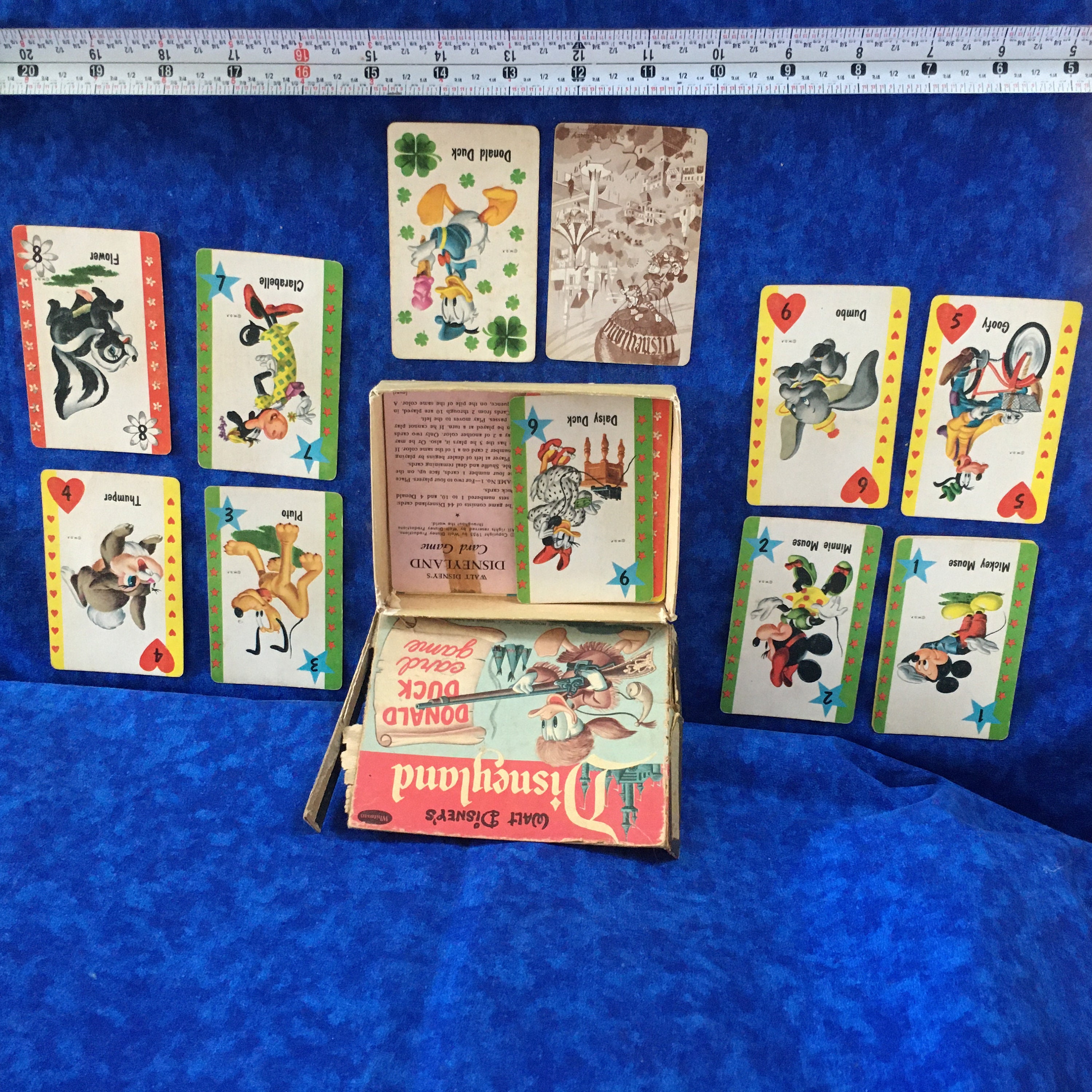 Donald Duck Card Game Walt Disney's Disneyland - Etsy