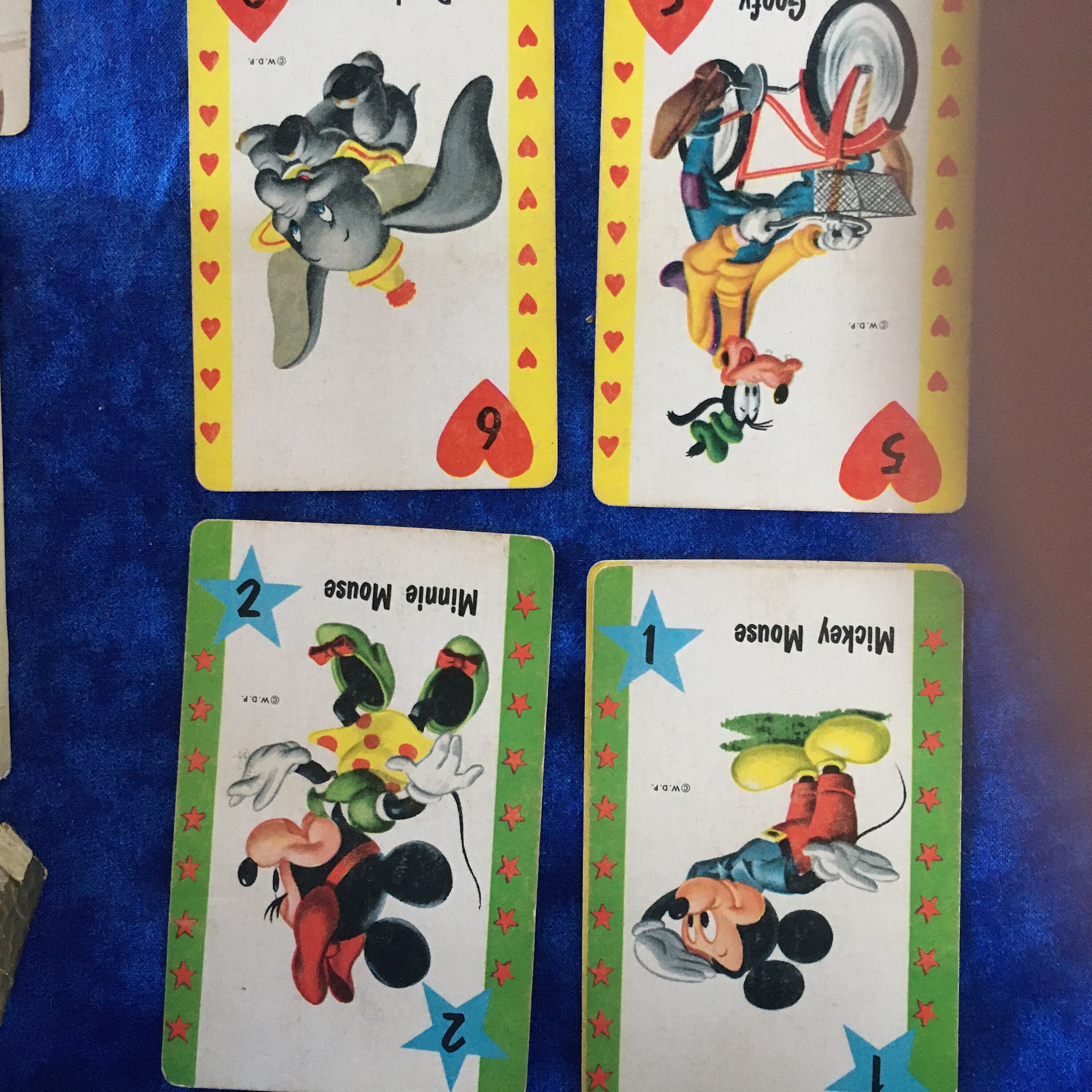 Donald Duck Card Game Walt Disney's Disneyland - Etsy