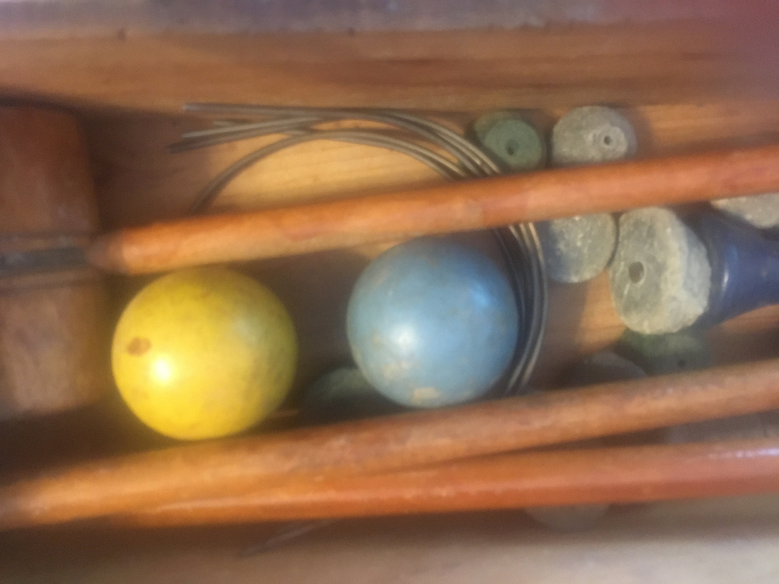 Vintage Croquet Set - Etsy