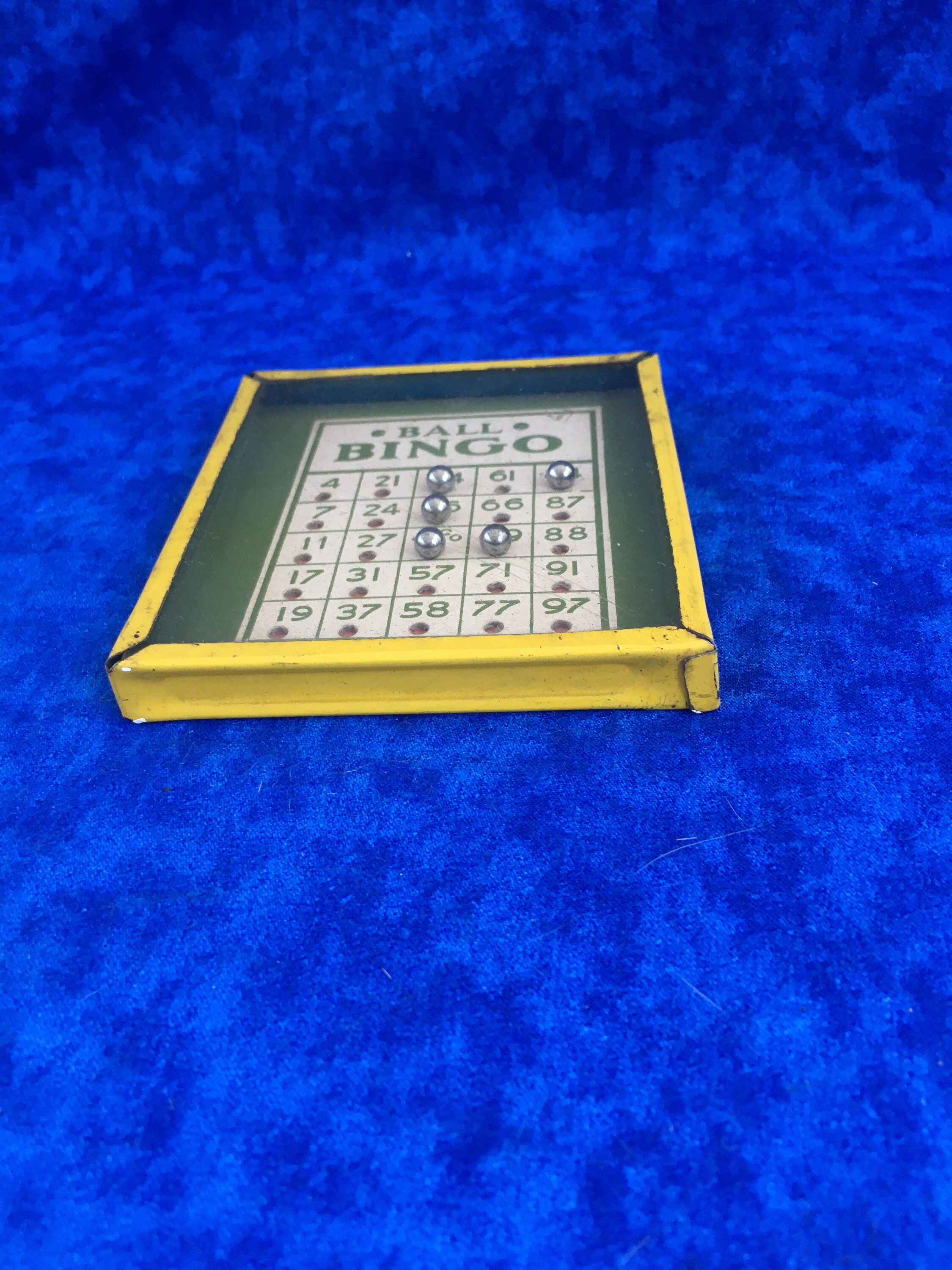 Vintage 'small' Hand Held Ball Bingo - Etsy