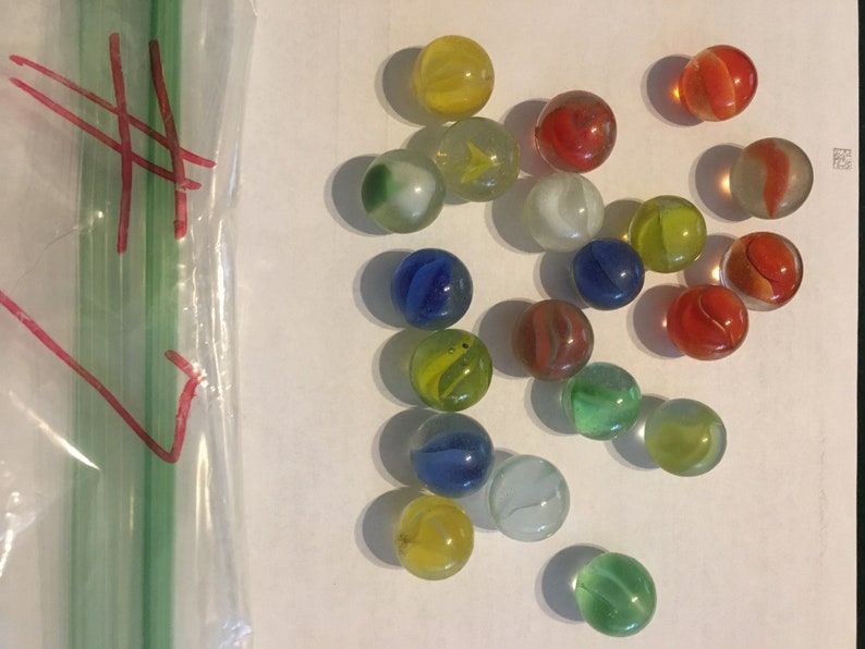 Vintage Akro Agate Marbles #7 - Etsy