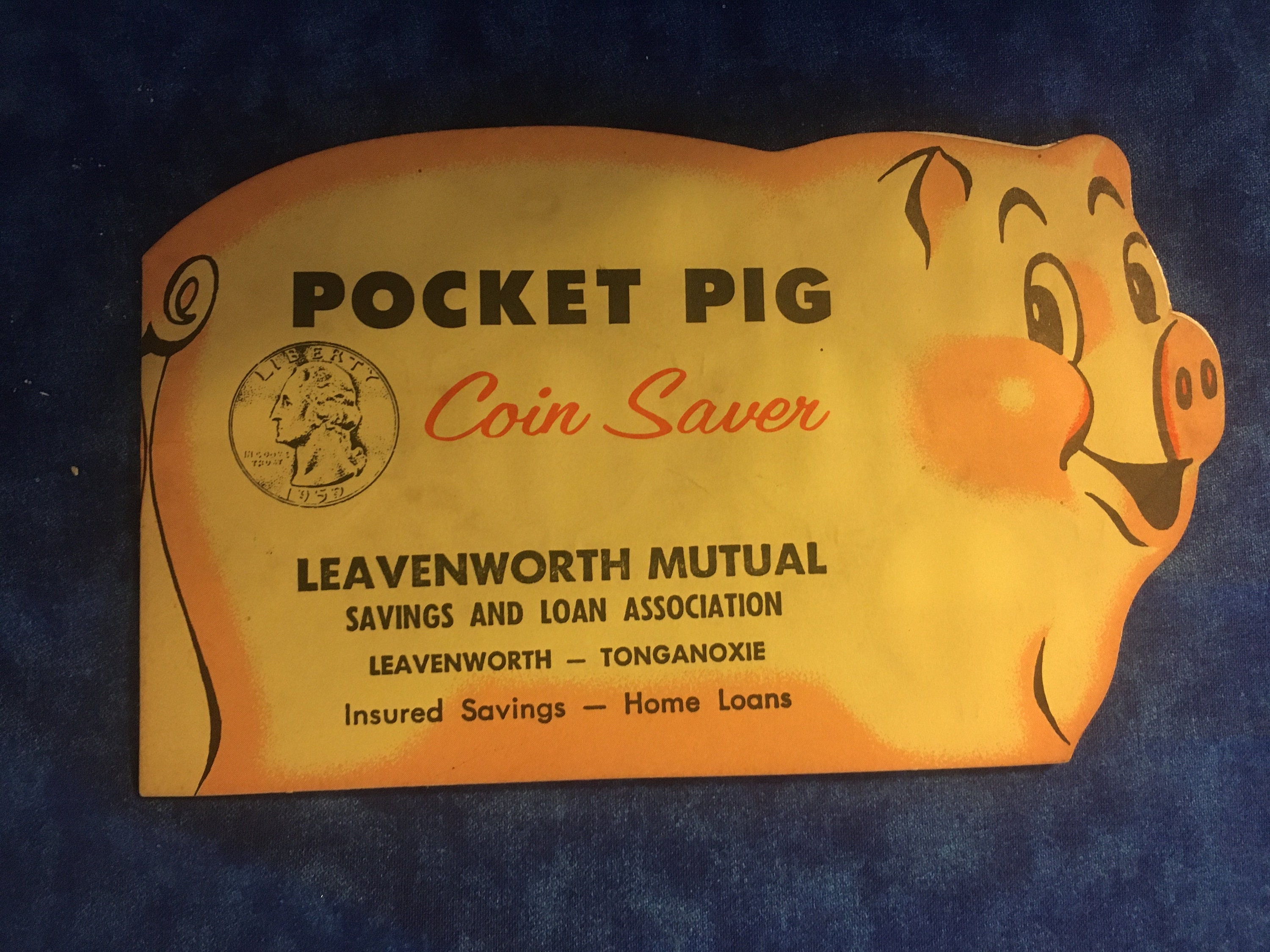 Vintage Pocket Pig Coin Saver - Etsy