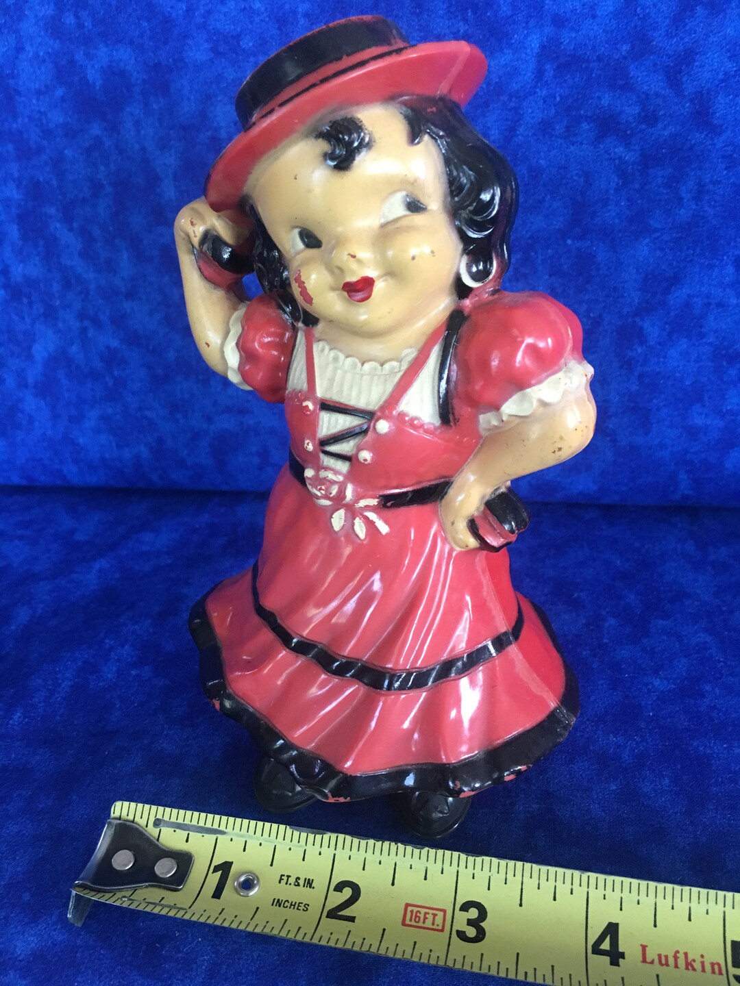 Antique Lady Wind up Toy - Etsy