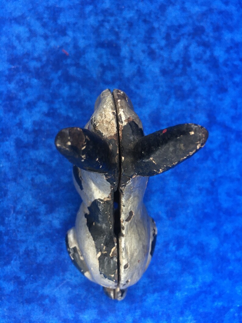 Vintage Iron Still Rabbit Bank - Etsy
