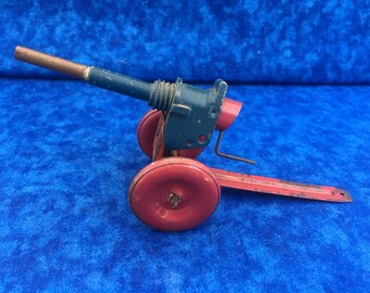 Vintage 1940's Toy Army Cannon - Etsy