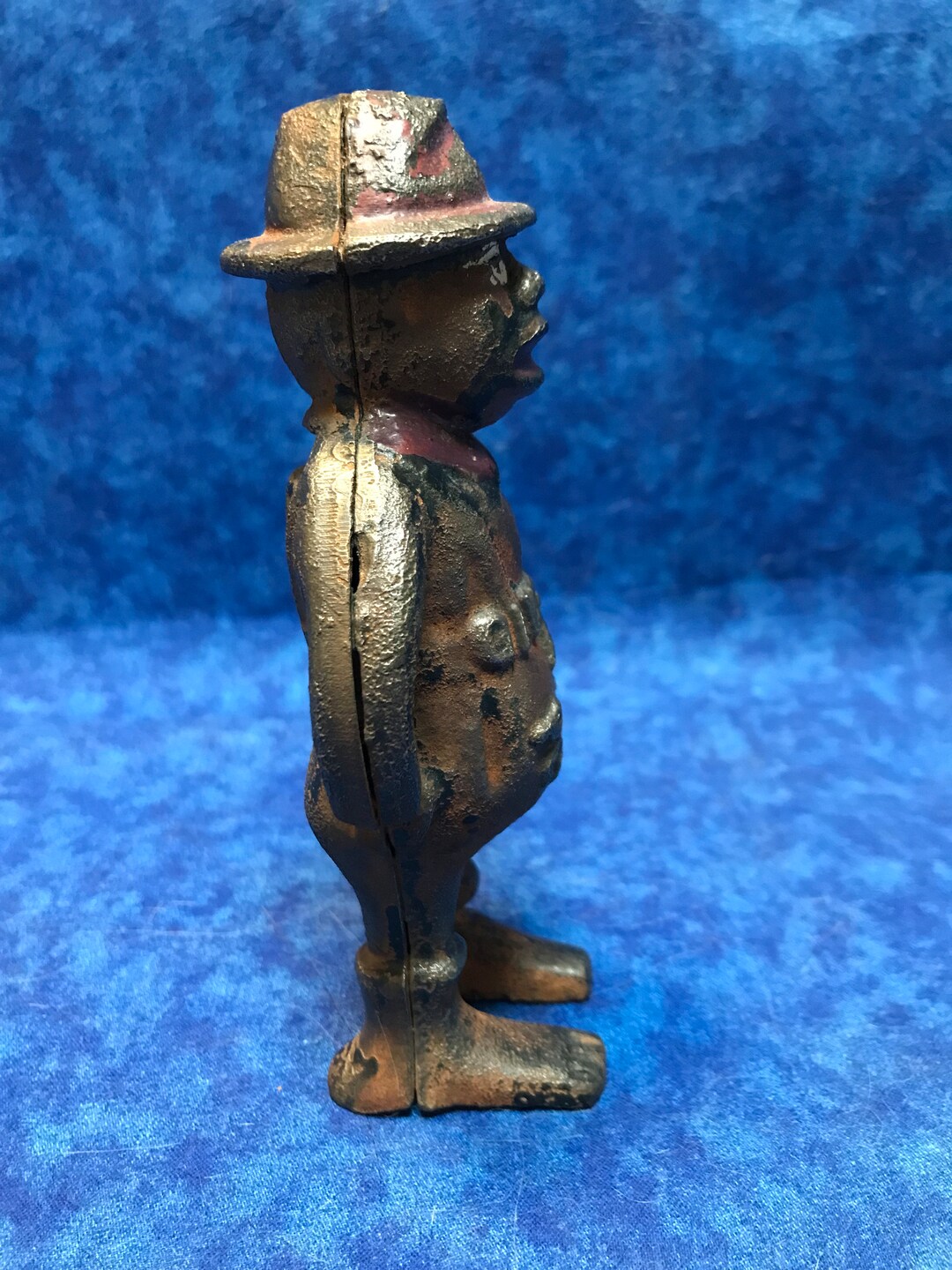 Vintage Iron Bank of a Man in Uniform - Etsy