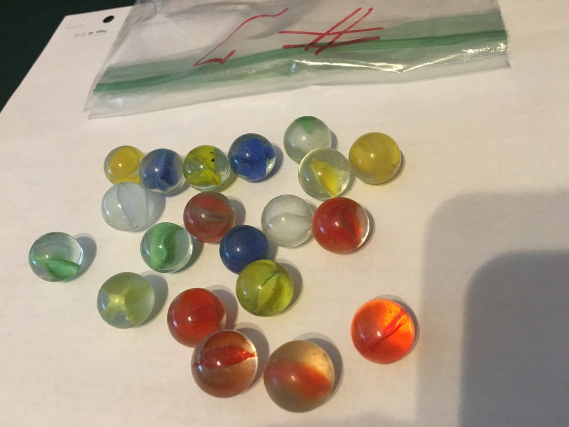 Vintage Akro Agate Marbles #7 - Etsy