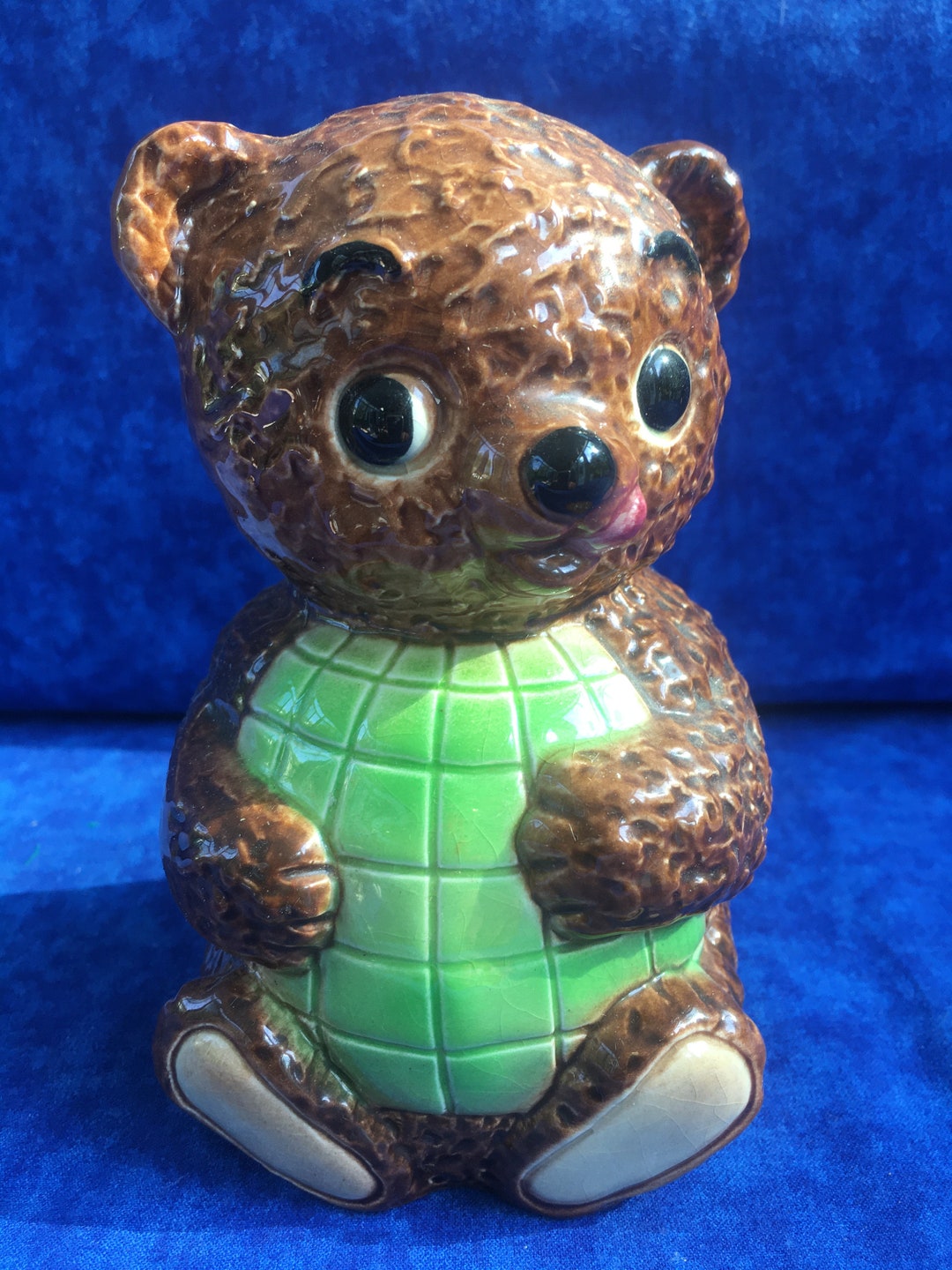 Vintage Goebel Bank, Brown Bear - Etsy