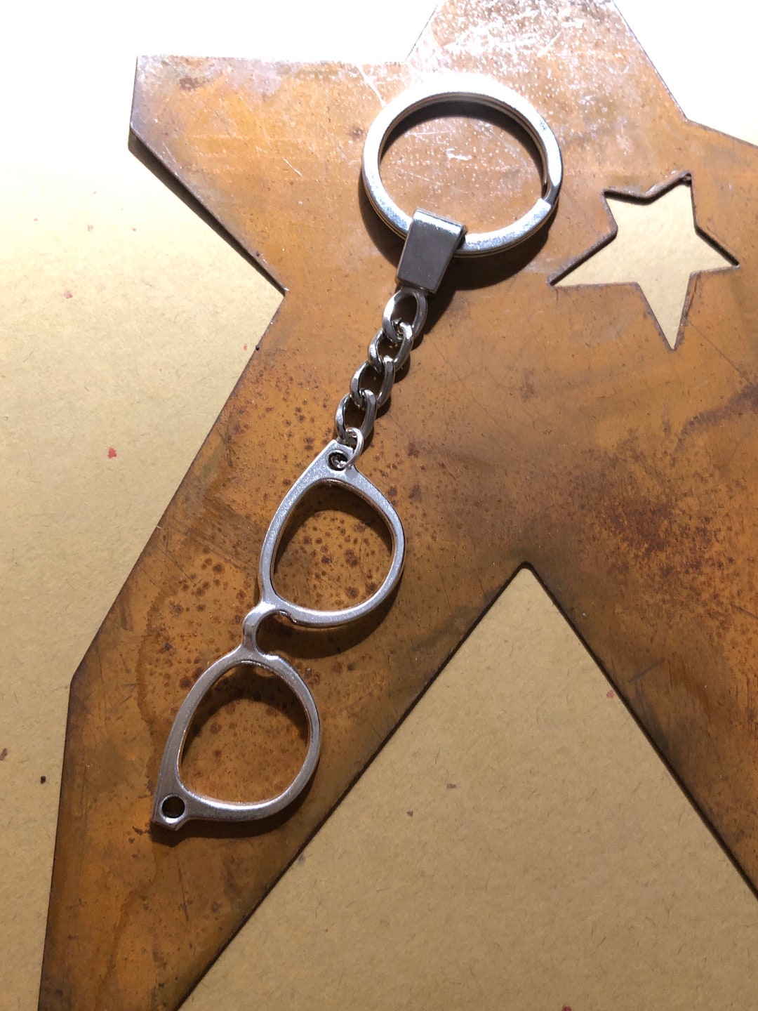 Eyeglasses Keychain - Etsy