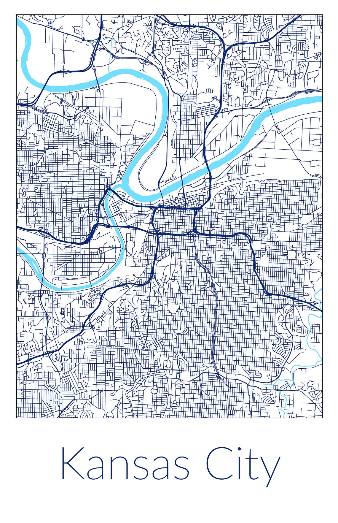 Customizable City Map Prints - Etsy