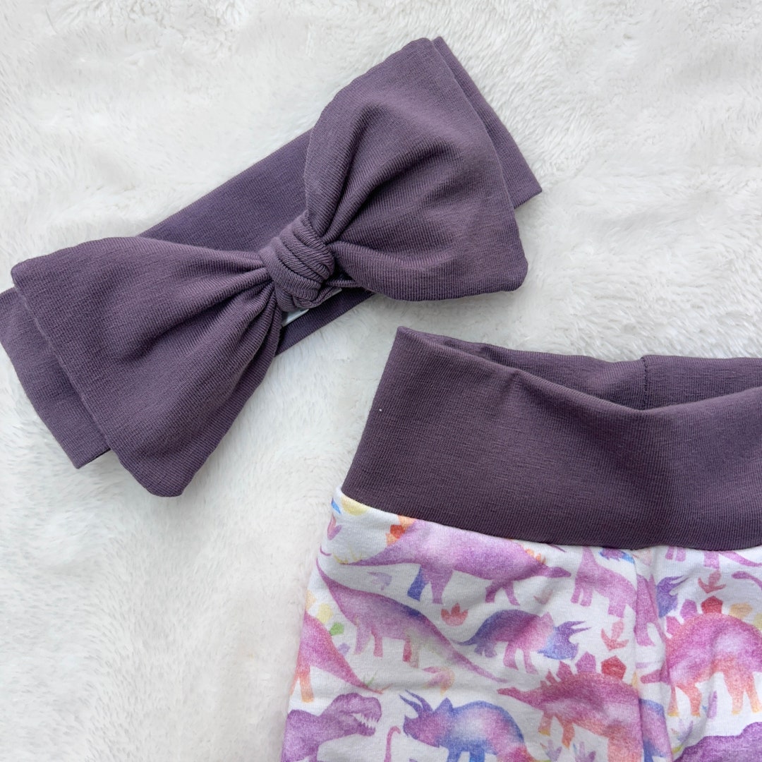 Purple Headbands Dusky Violet Stretchy Comfy Babyadult Hairband Topknot ...