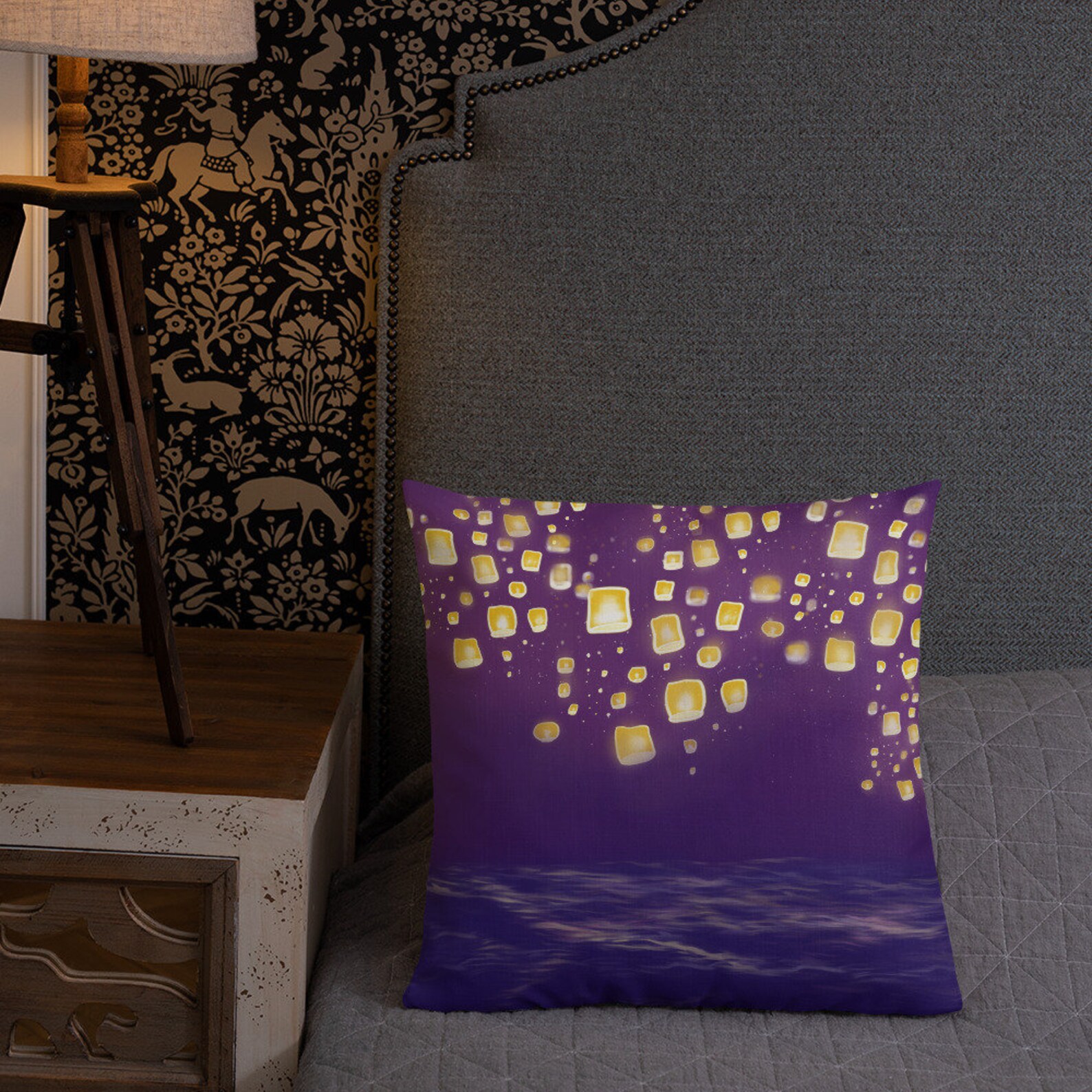 Tangled Rapunzel Purple Throw Pillow for Home - Etsy