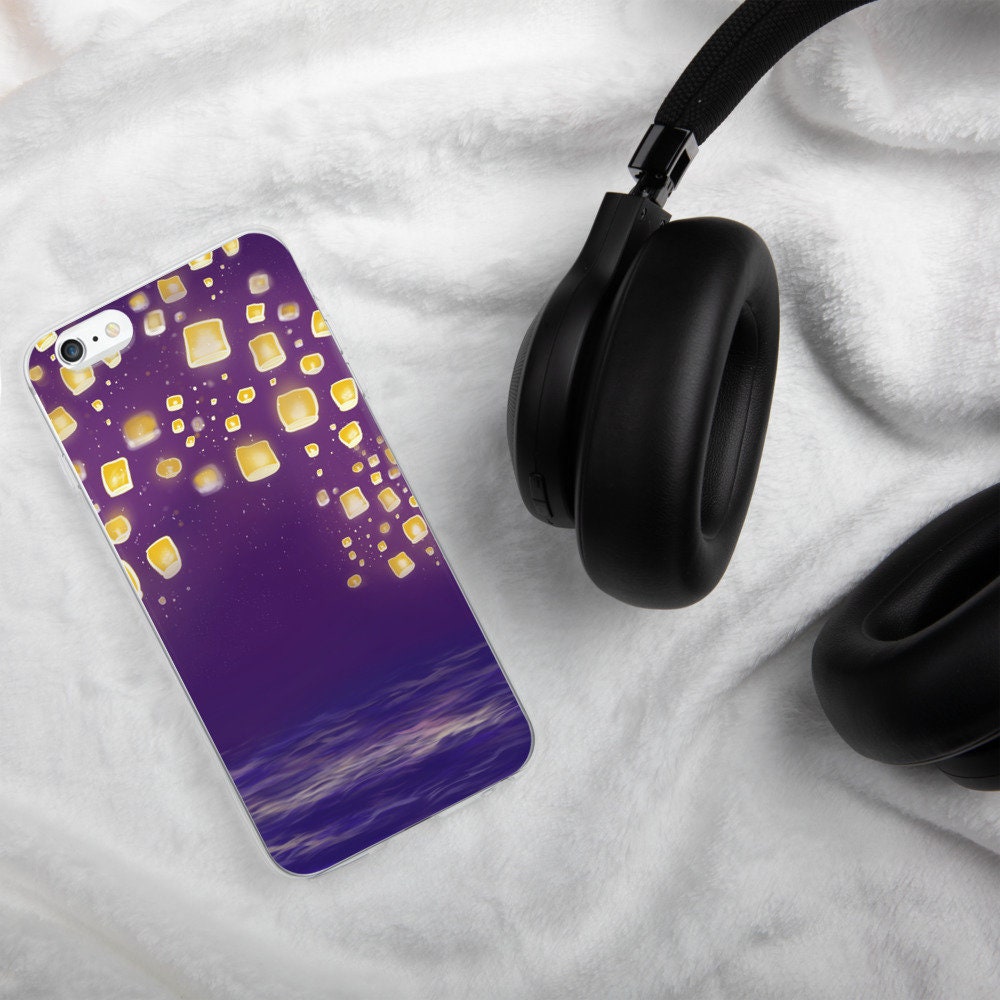 Tangled Rapunzel iPhone Case Floating lights phone case for | Etsy
