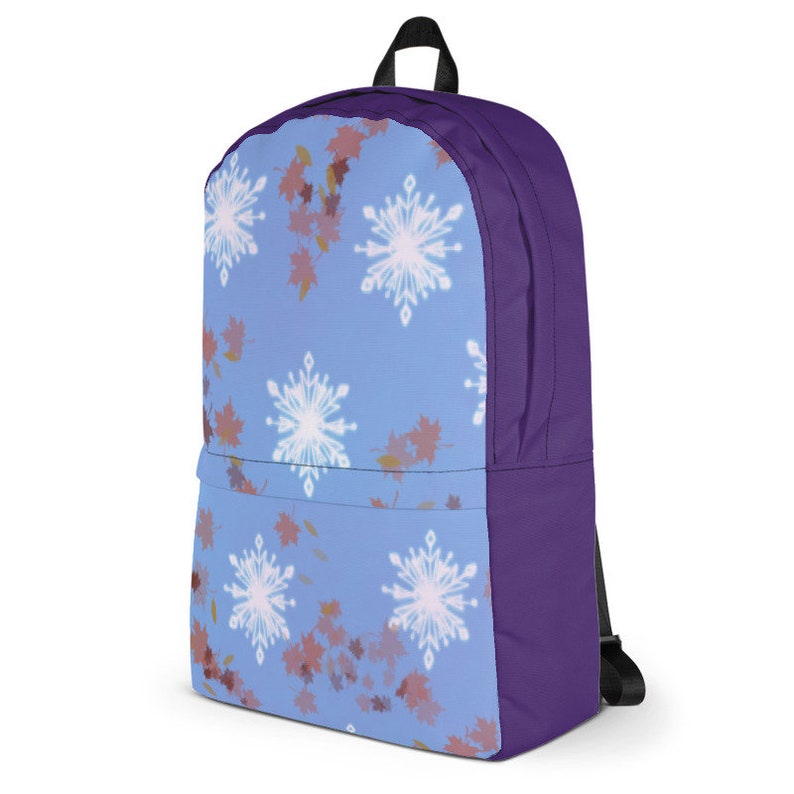 Frozen 2 Backpack Frozen Snowflake Purple Bag - Etsy