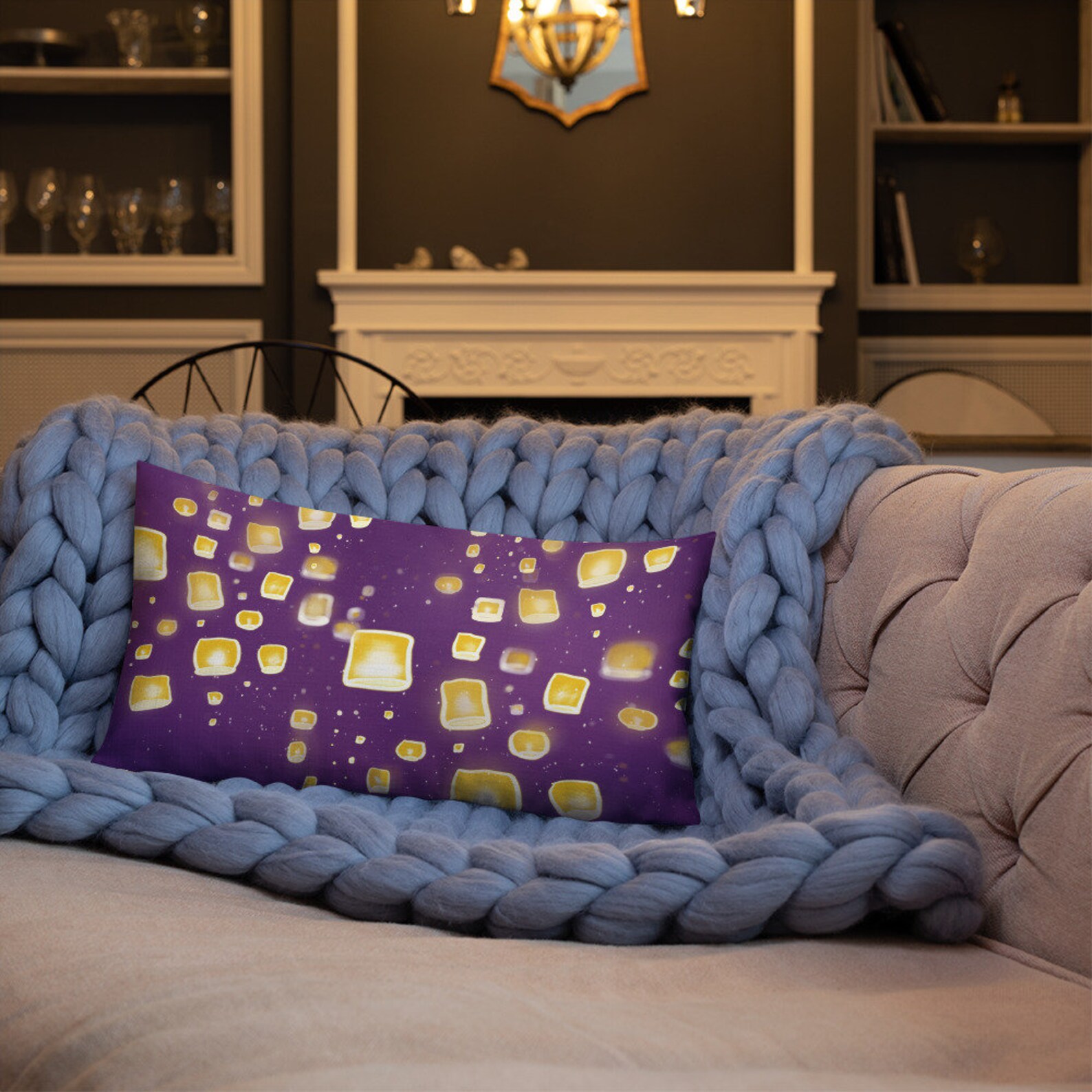 Tangled Rapunzel Purple Throw Pillow for Home - Etsy