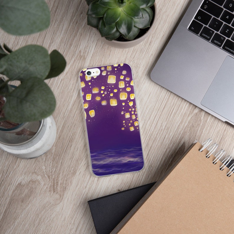 Tangled Rapunzel Iphone Case Floating Lights Phone Case for - Etsy UK