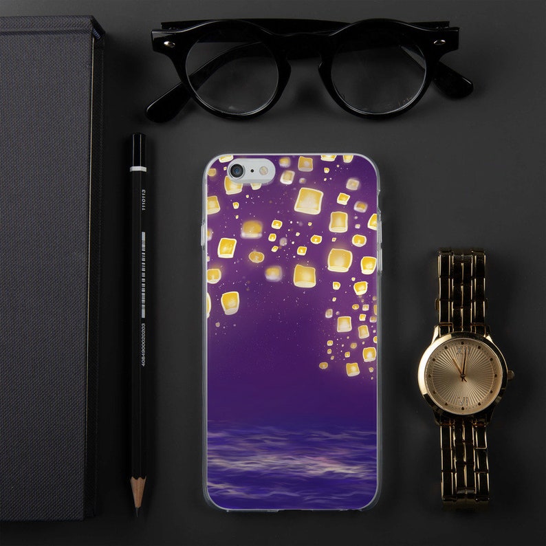 Tangled Rapunzel Iphone Case Floating Lights Phone Case for - Etsy UK