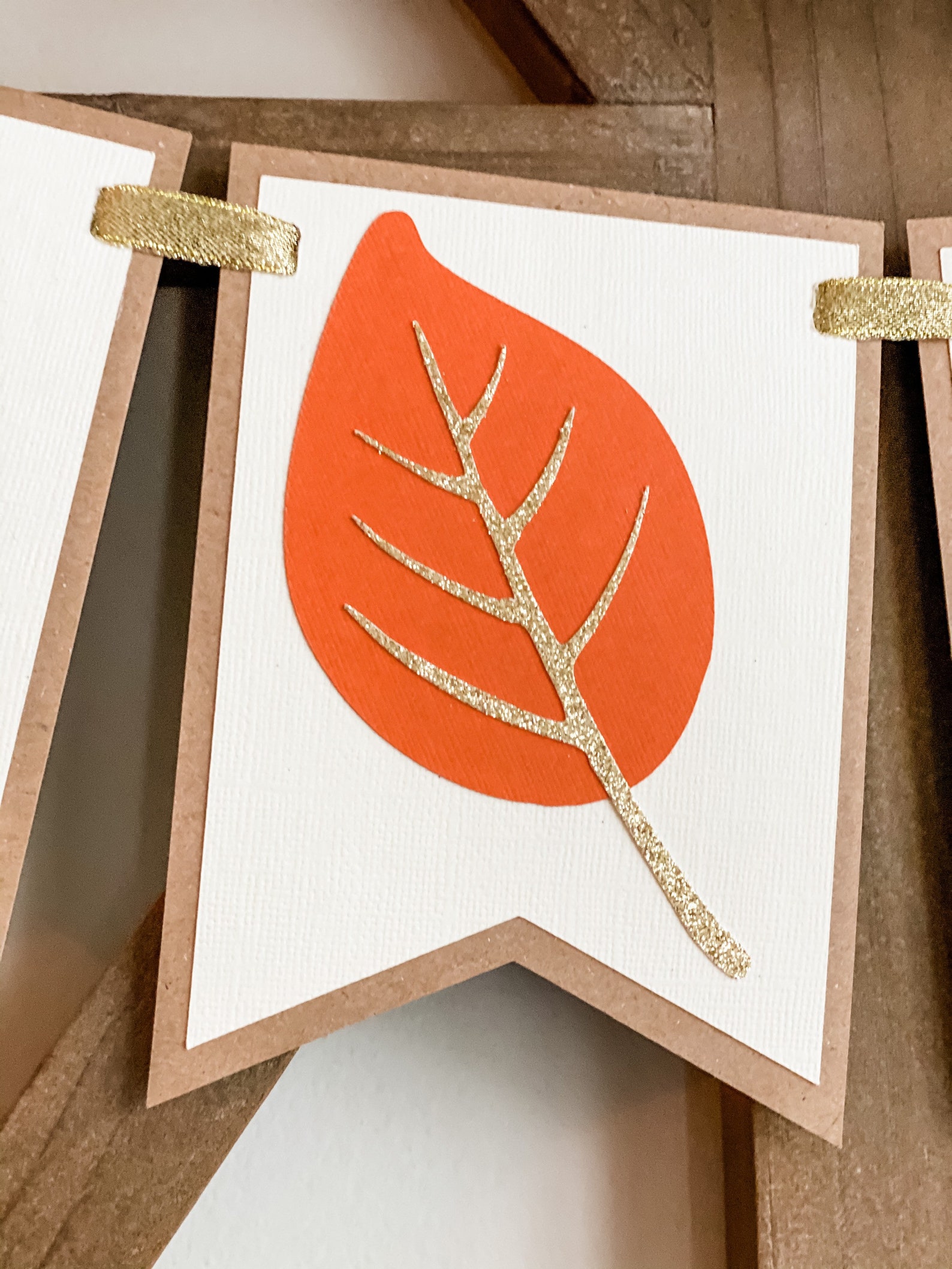 Fall Banner Fall Garland Leaf Banner Leaf Garland | Etsy