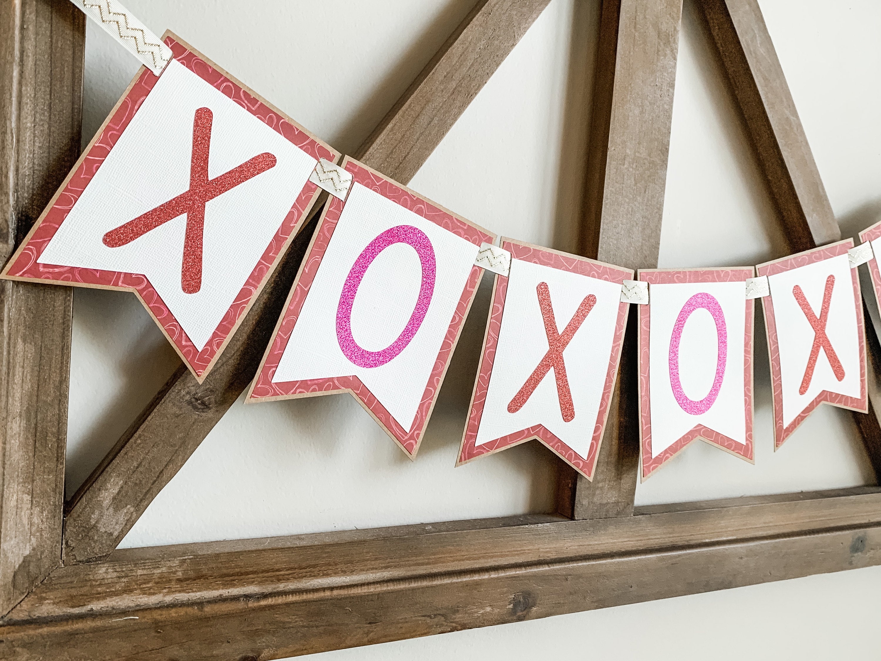 XOXOXO Banner XO Banner Valentine Banner Hugs & Kisses - Etsy