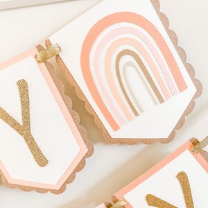 Rainbow Banner, Boho Rainbow Banner, Rainbow Birthday Banner, Boho ...