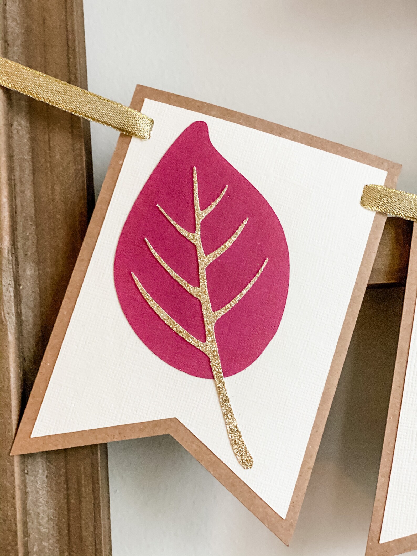 Fall Banner Fall Garland Leaf Banner Leaf Garland | Etsy