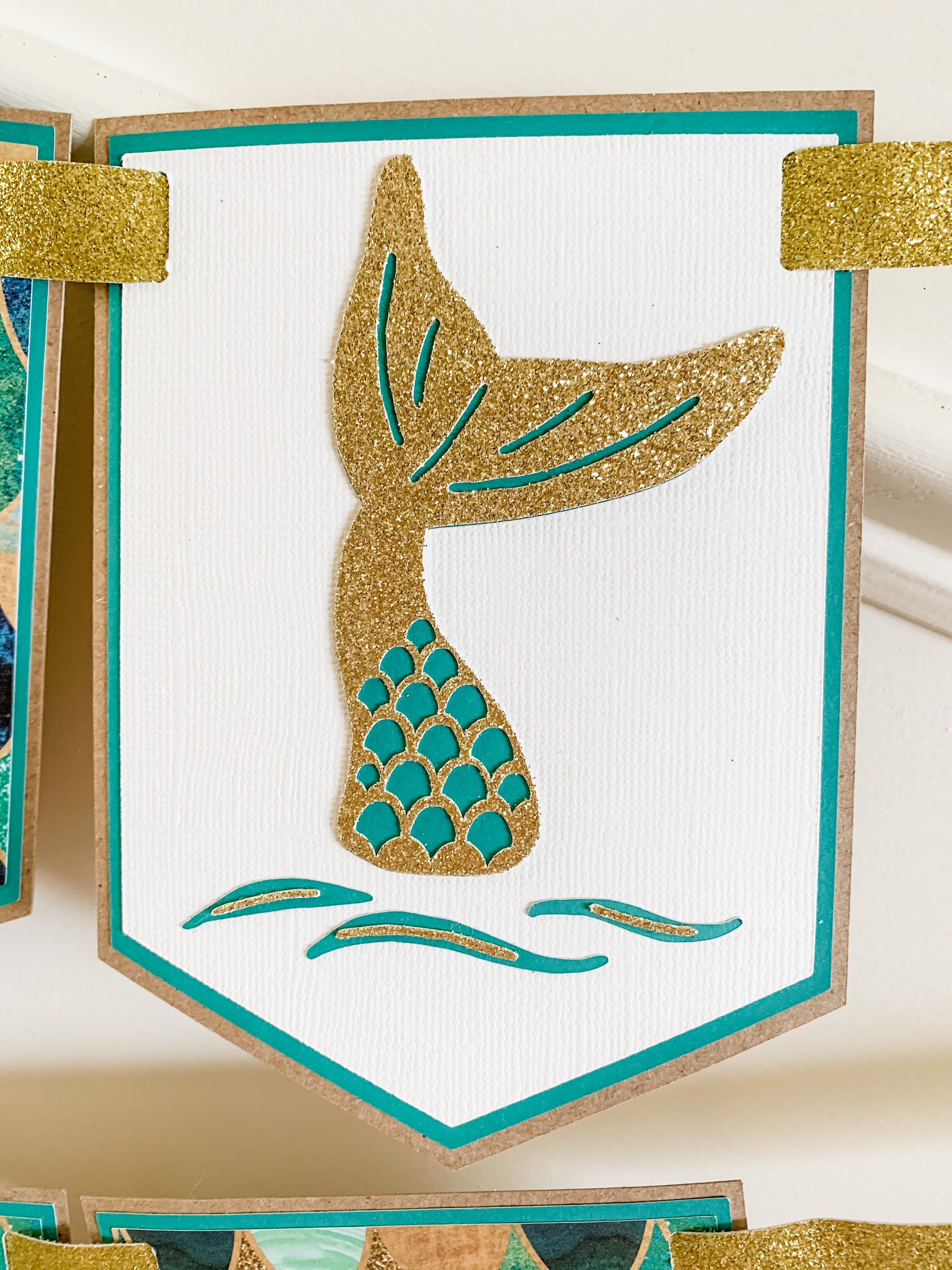 Mermaid Banner Mermaid Birthday Banner Under the Sea Banner | Etsy