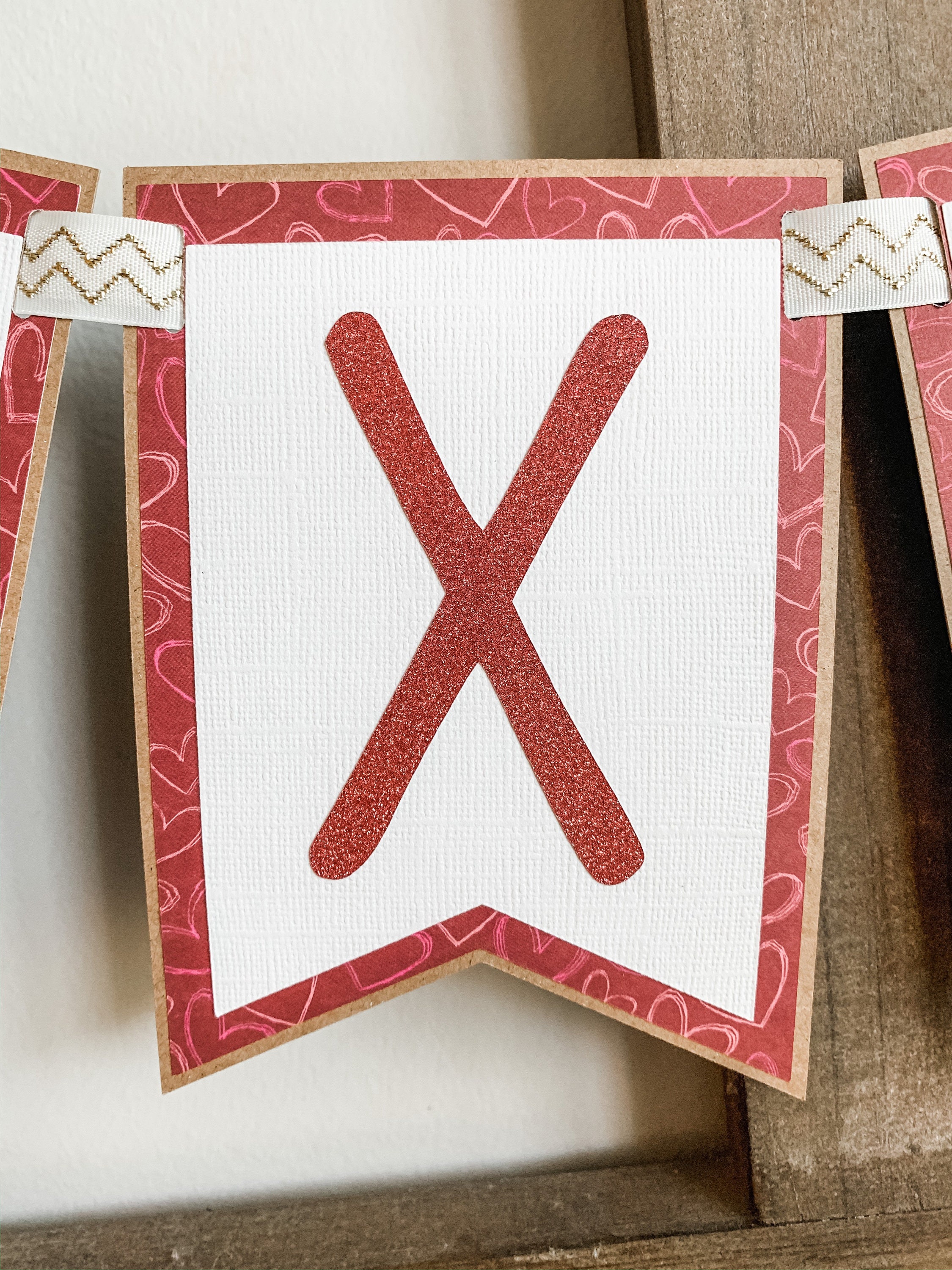 XOXOXO Banner XO Banner Valentine Banner Hugs & Kisses - Etsy