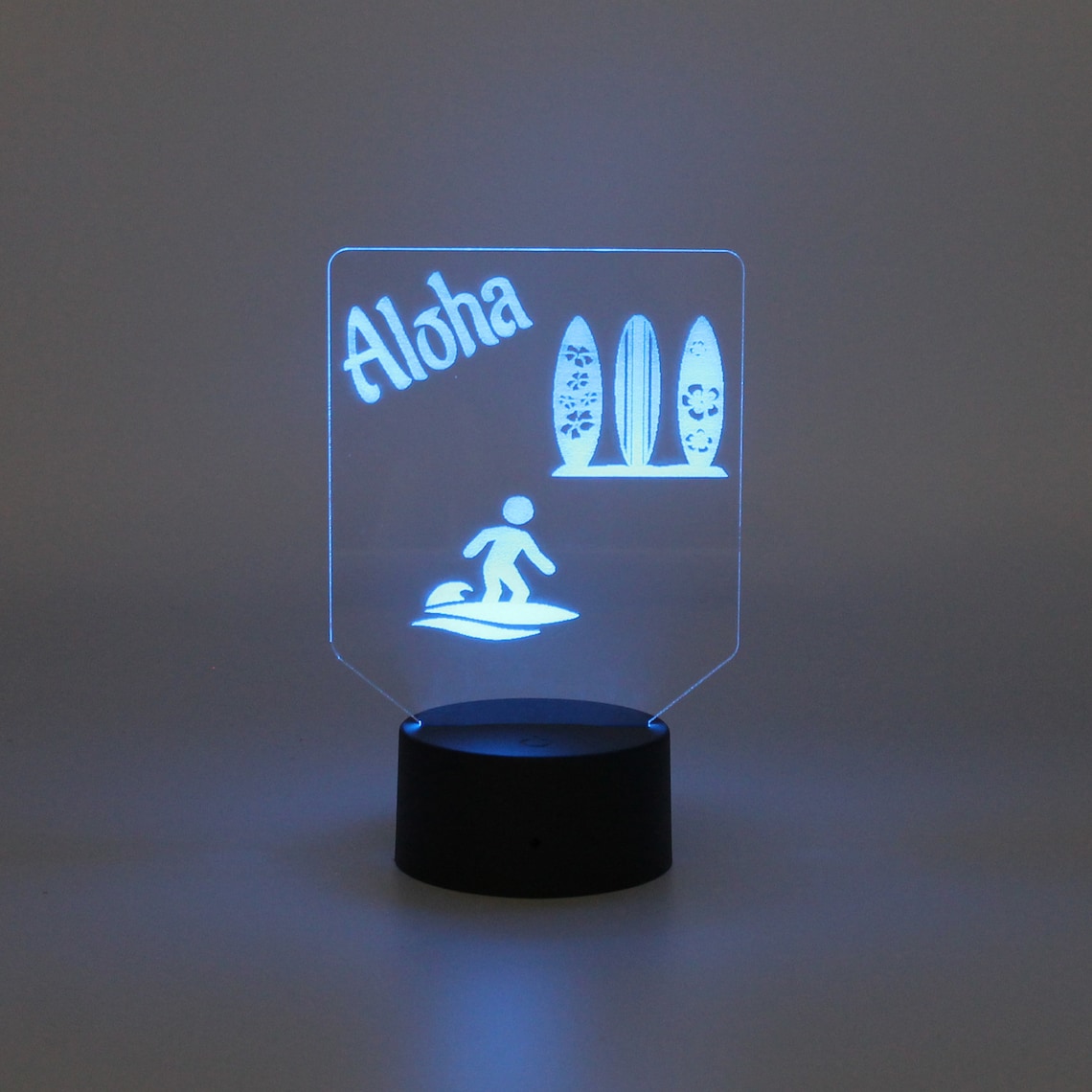 Aloha Night Light Hawaiian Theme LED Light Kids Room - Etsy