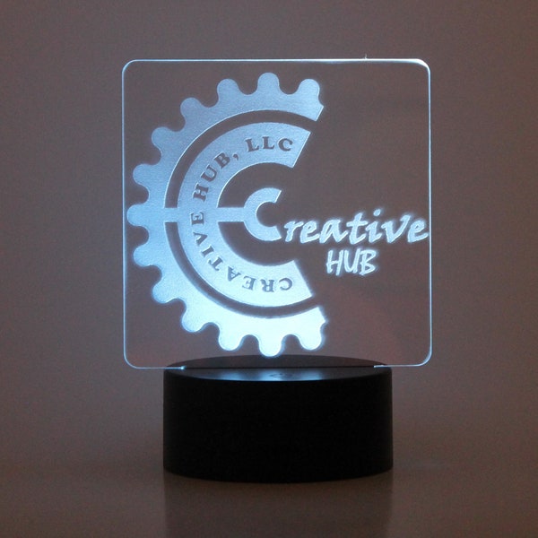 Acrylic Logo Light Sign - Etsy