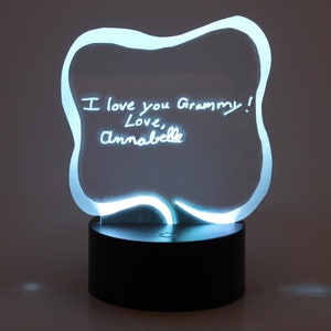 Hand Written Display Light - Custom Designed Light - Keepsake Gift ...
