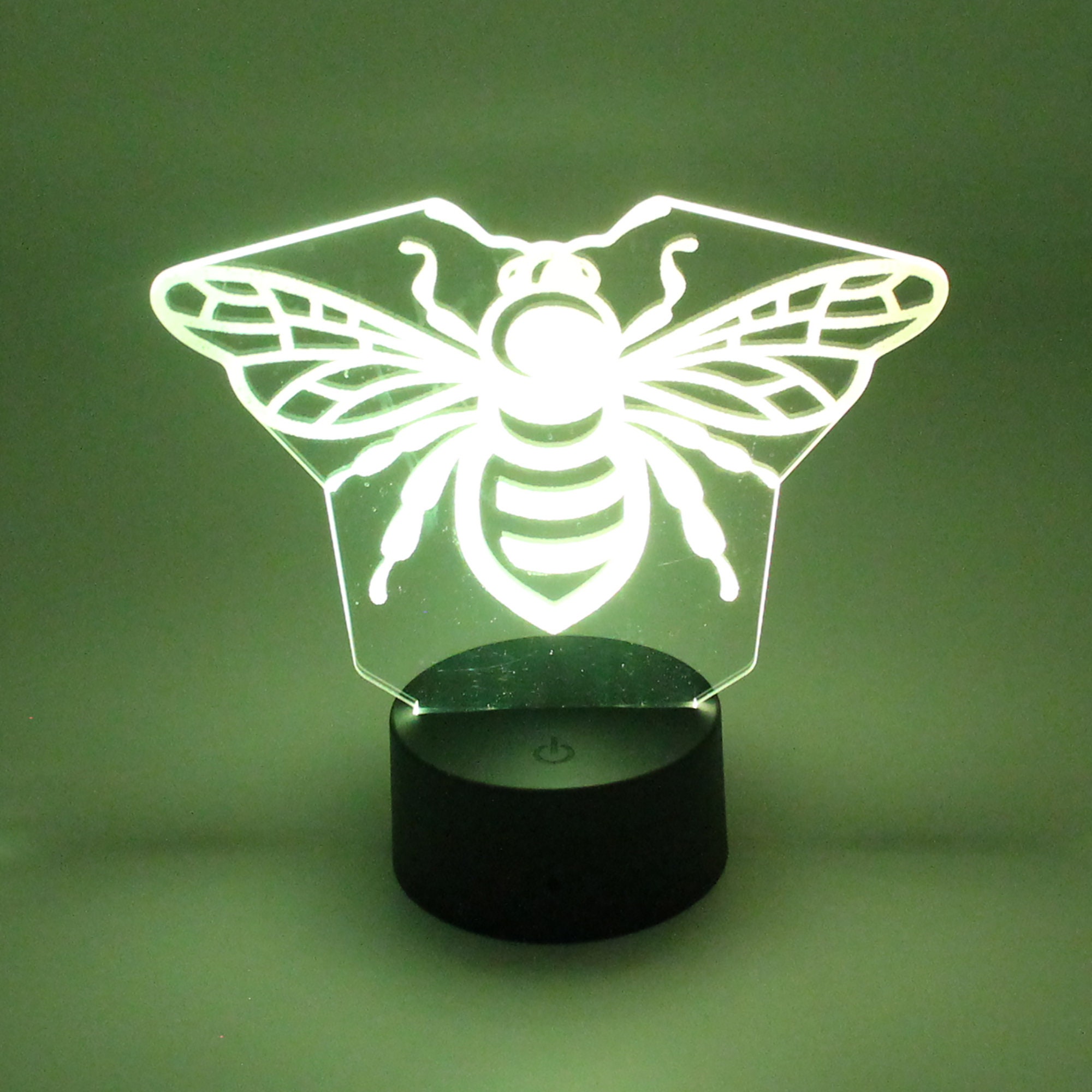 Honey Bee LED Light - Hand Crafted Night Light- LED Lit Night Light ...