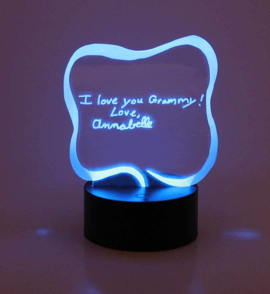 Hand Written Display Light Custom Designed Light Keepsake - Etsy