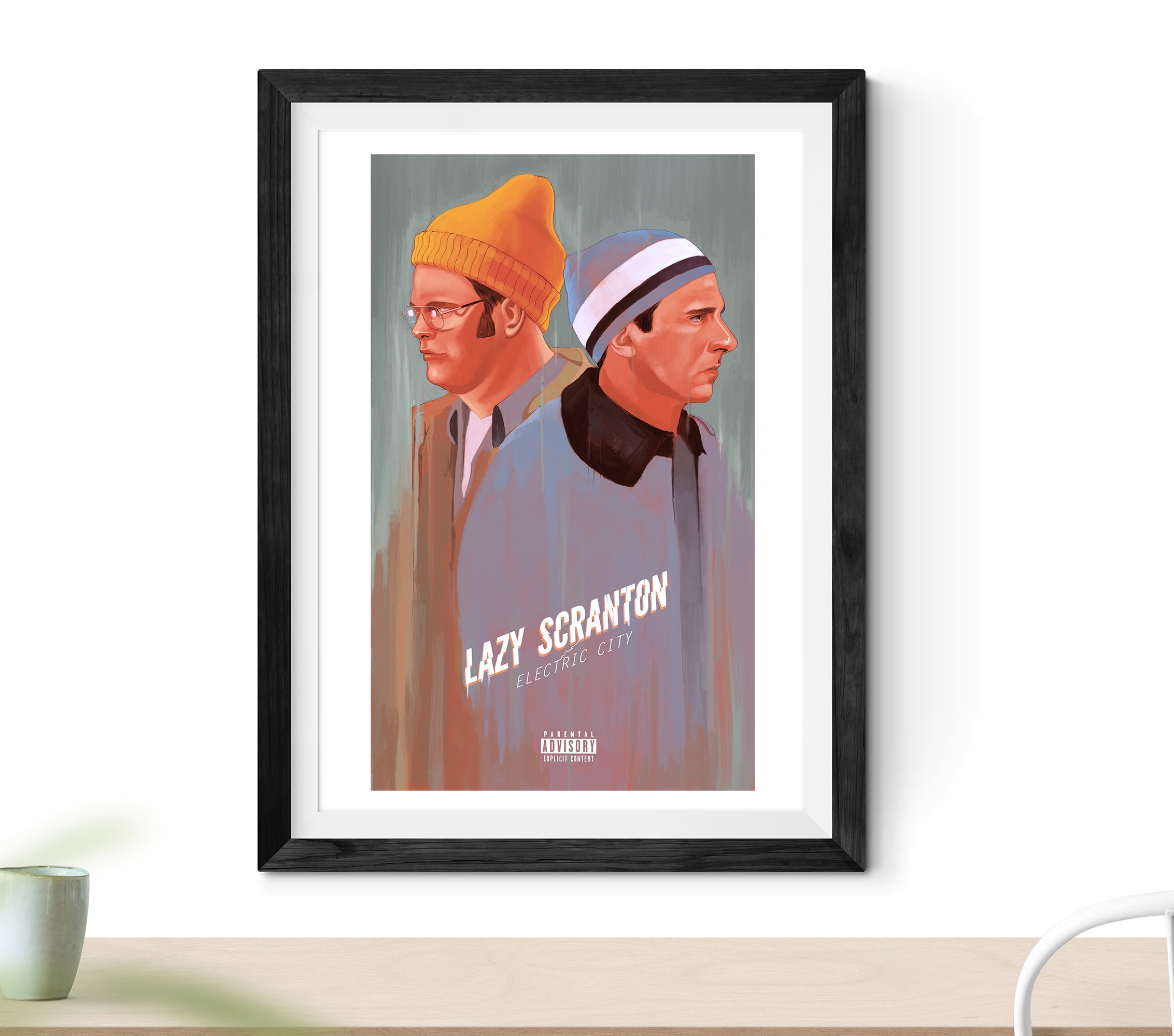 Lazy Scranton Office Art Print - Etsy