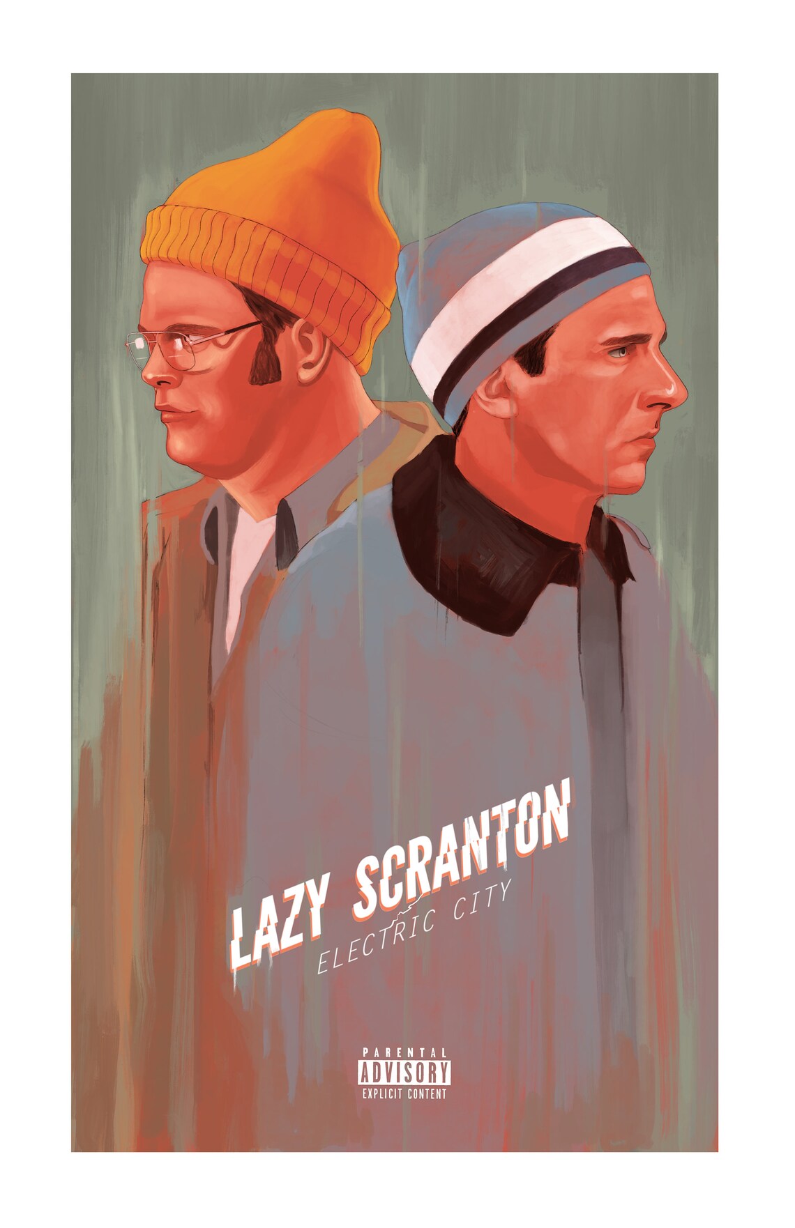 Lazy Scranton Office Art Print - Etsy
