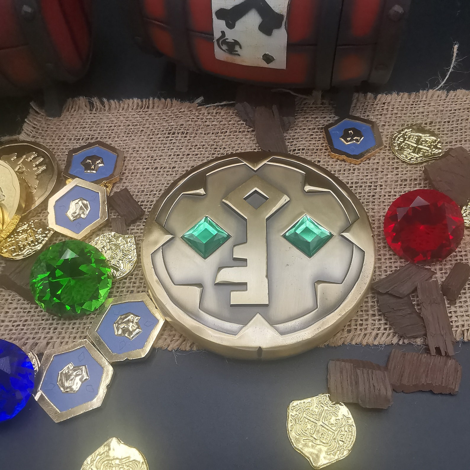 Sea of Thieves Gold Hoarder Key Antique Gold Replica From - Etsy