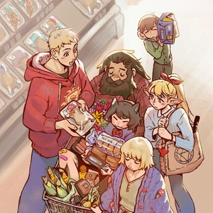 Dungeon Meshi Poster (11x17") - Etsy